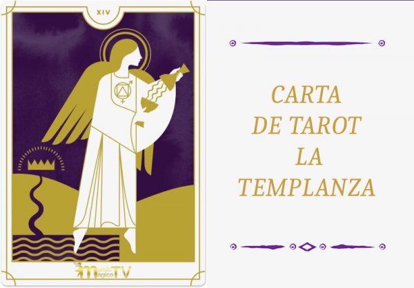 TAROT LOS ARCANOS - Carta de tarot la Templanza
